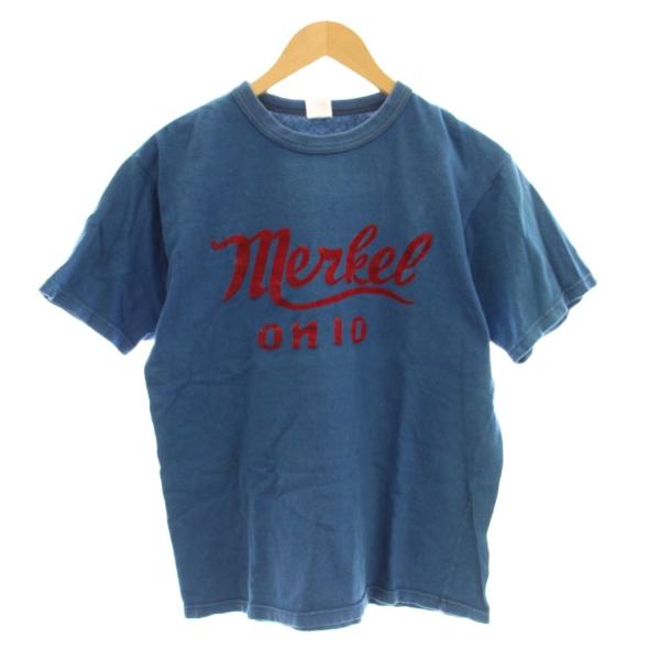 フリーホイーラーズ FREEWHEELERS POWER WEAR HOME OF US Merkel Tシャツ カットソー 半袖 ロゴ M 青 ブルー /KU メンズ【ブランド】フリーホイーラーズ FREEWHEELERS【表記サイズ】M...