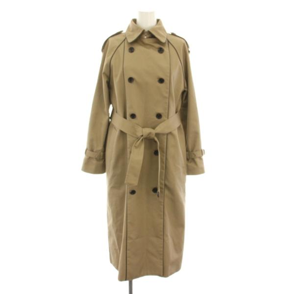 ロイスクレヨン Lois CRAYON トレンチコート アウター ロング ベルト ライナー付き M ベージュ 14002115 /YT レディース【ブランド】ロイスクレヨン Lois CRAYON【表記サイズ】M【実寸サイズ】身幅：約50c...