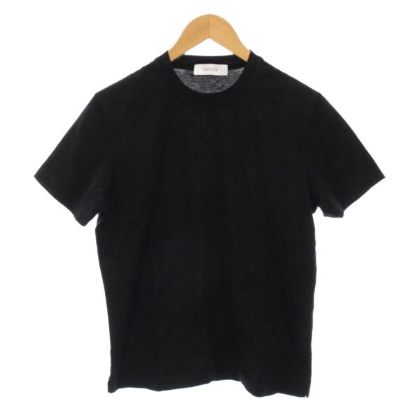 アウール AOURE PAGEE SECONDO Tシャツ カットソー クルーネック 半袖 S 黒 ブラック AMCT242008 /YM メンズ【表記サイズ】S【実寸サイズ】肩幅：40cm　身幅：47cm　着丈：60cm　袖丈：19cm　...