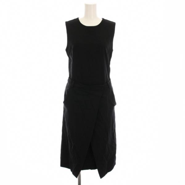 セオリー Theory KAPTURE KAYANNA ワンピース ロング ノースリーブ 4 黒 /YM レディース【ブランド】セオリー Theory【表記サイズ】4【実寸サイズ】肩幅：35cm　身幅：40cm　袖丈：-cm　総丈：101c...