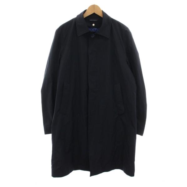 アドルフォドミンゲス ADOLFO DOMINGUEZ ステンカラーコート ロング アウター 48 紺 ネイビー ライナー付き /YM レディース【ブランド】アドルフォドミンゲス ADOLFO DOMINGUEZ【表記サイズ】48【実寸サイ...