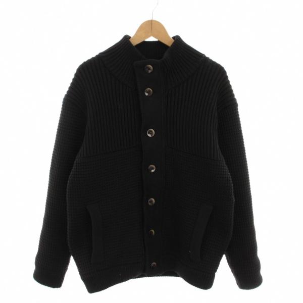 ダブルスタンダードクロージング ダブスタ DOUBLE STANDARD CLOTHING D/him. 厚手 カーディガン ニット 48 黒 ブラック 0709-410-223【ブランド】ダブルスタンダードクロージング ダブスタ DOUB...