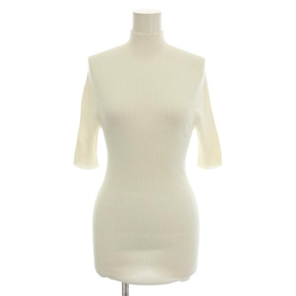 ユニオンランチ UNION LAUNCH 1025CT WHOLE GARMENT KNIT ホールガーメントニット セーター 半袖 F 白 ホワイト 2910800209 /RR【表記サイズ】F【実寸サイズ】肩幅：29cm　身幅：29cm...