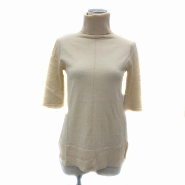 アドルフォドミンゲス ADOLFO DOMINGUEZ ニット カットソー 半袖 タートルネック ウール 無地 XS オレンジベージュ /YS29 レディース【ブランド】アドルフォドミンゲス ADOLFO DOMINGUEZ【表記サイズ】X...