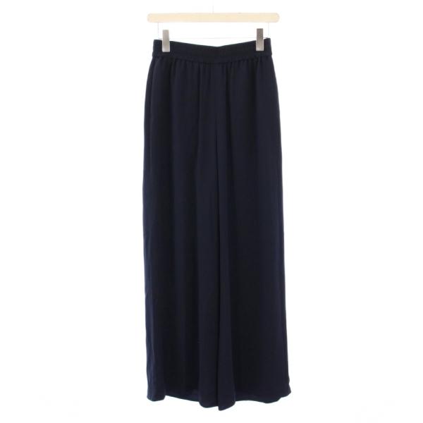 セオリーリュクス 25SS FLOW BANY PANT フローバニーパンツ ワイド イージー ウエストゴム ストレッチ ワンカラー 36 紺【ブランド】セオリーリュクス theory luxe【表記サイズ】36【実寸サイズ】ウエスト：64...