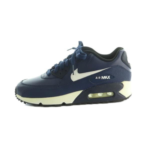 ナイキ NIKE AIR MAX 90 LTR GS スニーカー シューズ US6Y 24.0cm ネイビー 紺 724821-401 /MI レディース【ブランド】ナイキ NIKE【表記サイズ】US6Y 24.0cm【実寸サイズ】最大幅：...