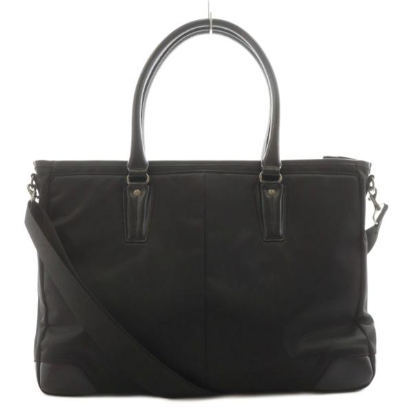 エルイーディーバイツ BITES by L.E.D.BITES ビジネスバッグ ハンドバッグ ショルダーバッグ 2way ナイロン レザー 黒【実寸サイズ】持ち手の長さ：約55cm　ヨコ：約41cm　タテ：約30cm　マチ：約10cm　ショ...