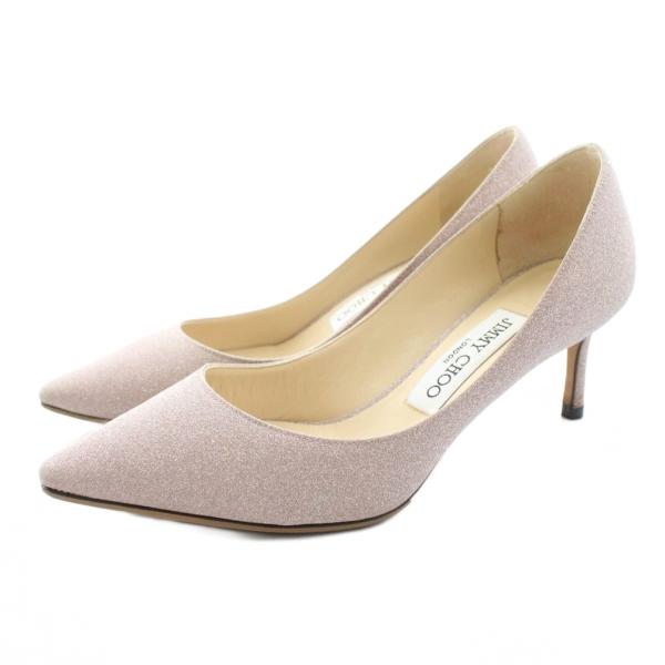ジミーチュウ JIMMY CHOO ROMY 60 パンプス ポインテッドトゥ グリッター 35.5 ピンク /KU レディース【ブランド】ジミーチュウ JIMMY CHOO【表記サイズ】35.5【実寸サイズ】ヒールの高さ：6cm　最大幅：...