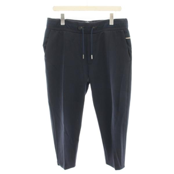 ヒューゴボス HUGO BOSS テーラード TAILORED Tシラー09 T-Schiller 09 COTTON SILK イージーパンツ 絹 M 紺 50466850 メンズ【ブランド】ヒューゴボス HUGO BOSS【表記サイズ】...