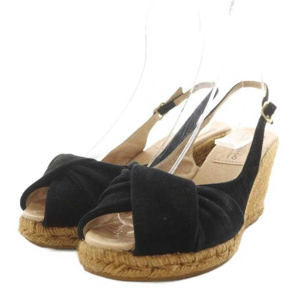 ガイモ GAIMO サンダル ストラップ ウェッジソール 39 ベージュ 黒 ブラック /AN30 レディース【ブランド】ガイモ GAIMO【表記サイズ】39【実寸サイズ】最大幅：約8cm　アウトソール：約22cm　ヒール 約8.5cm　【...