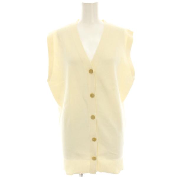 プラージュ Plage 24AW CRAFT curvy カーディガン ベスト ニット Vネック 白 ホワイト 24080922722030 /HN レディース【ブランド】プラージュ Plage【表記サイズ】サイズ表記なし(実寸サイズをご参...