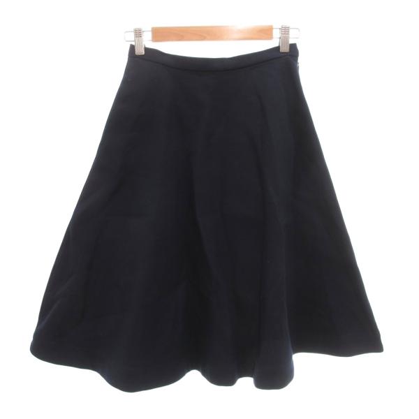 未使用品 リヴドロワ RIVE DROITE タグ付き L'SULLY スカート ひざ丈 36 紺 ネイビー フレア  /NL レディース【ブランド】リヴドロワ RIVE DROITE【表記サイズ】36【実寸サイズ】ウエスト：62cm　ヒッ...