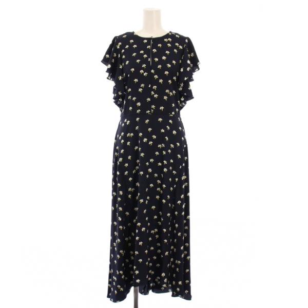 未使用品 ケイトスペード KATE SPADE Daisy Toss Flutter Sleeve Dress デイジートスフラッタースリーブワンピース フレア マキシ【ブランド】ケイトスペード KATE SPADE【表記サイズ】4【実寸サ...