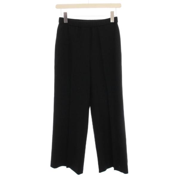 セオリー Theory LIGHT SAXONY 2 CLEAN CROP B イージーワイドパンツ XX0 黒 /YM レディース【ブランド】セオリー Theory【表記サイズ】XX0【実寸サイズ】ウエスト：62cm　もも幅：25cm　裾...