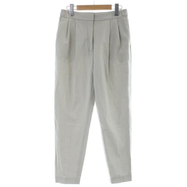 アイシービー iCB 25SS パンツ スラックス 4 グレー タック /AP レディース【ブランド】アイシービー iCB【表記サイズ】4【実寸サイズ】ウエスト：約70cm　もも幅：約27cm　裾幅：約16cm　股上：約27.5cm　股下：...