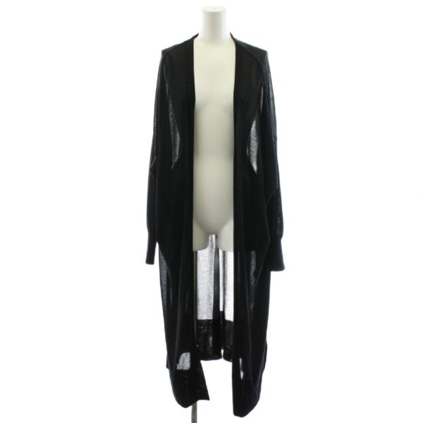 ミューズ ドゥーズィエム クラス MUSE de Deuxieme Classe shake code Vネックロングカーディガン ニット 長袖 黒 ブラック【ブランド】ミューズ ドゥーズィエム クラス MUSE de Deuxieme C...