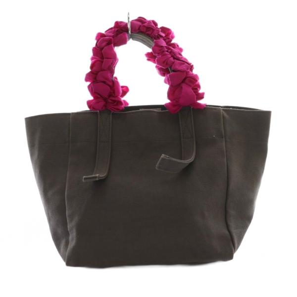 ラドロー LUDLOW ハンドバッグ グレー ピンク /SS ■OS レディース【ブランド】ラドロー LUDLOW【実寸サイズ】持ち手の長さ：約32cm　ヨコ：約38cm　タテ：約22cm　マチ：約15cm　ショルダーの長さ：-cm　　【色...