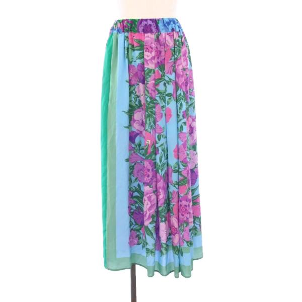 未使用品 マックスマーラ ウィークエンドライン 23SS SIMONE-SKIRT フレアスカート ロング 花柄 シルク 38 マルチカラー 23510102316【ブランド】マックスマーラ ウィークエンドライン MAX MARA WEEK...