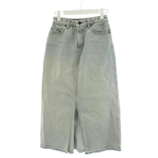 アレキサンダーワン ALEXANDER WANG DENIM X alexanderwang デニムスカート ミモレ ロング 24 水色 ライトブルー /AN48 レディース【ブランド】アレキサンダーワン ALEXANDER WANG【表記...