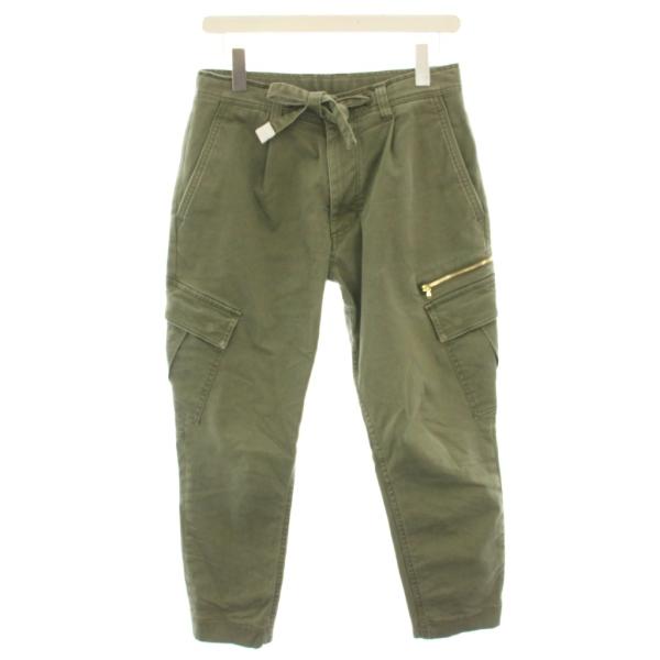 ジュンハシモト junhashimoto カーゴパンツ ジップフライ 2 カーキ 1072112002 /YT メンズ【ブランド】ジュンハシモト junhashimoto【表記サイズ】2【実寸サイズ】ウエスト：約78cm　もも幅：約29cm...