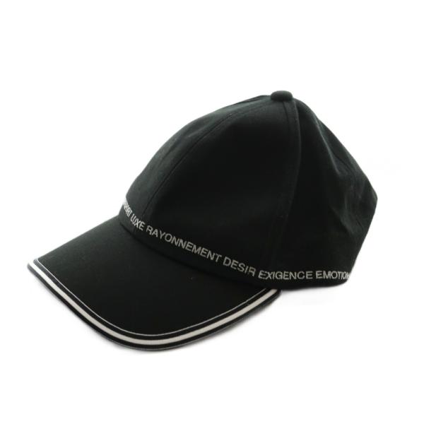 ランバン スポール LANVIN SPORT キャップ 帽子 リボン 黒 ブラック ライン入り /AQ ■OS レディース【ブランド】ランバン スポール LANVIN SPORT【表記サイズ】F 55〜59【実寸サイズ】つば：約7cm　頭周...