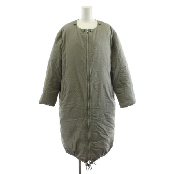 ステートオブマインド STATE OF MIND ダウンコート ロング丈 アウター M グレー 9-20309000-03 /AN71 レディース【表記サイズ】M【実寸サイズ】肩幅：約47.5cm　身幅：約56cm　着丈：約99cm　袖丈：...