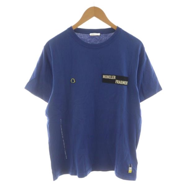 モンクレール MONCLER × フラグメントデザイン FRAGMENT DESIGN MAGLIA Tシャツ カットソー 半袖 ロゴ S 青 ブルー E109U8003950【ブランド】モンクレール MONCLER【表記サイズ】S【実寸サ...