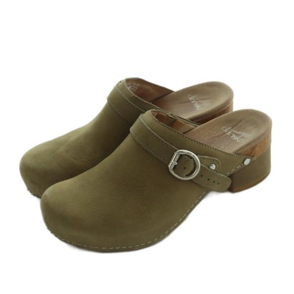 ダンスコ DANSKO サボサンダル レザー 37 23.5-24.0cm カーキ 3623160600 /MI レディース【ブランド】ダンスコ DANSKO【表記サイズ】37 23.5-24.0cm【実寸サイズ】ヒールの高さ：3.5cm　...
