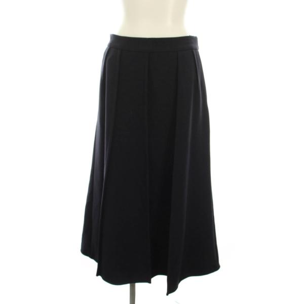 セオリーリュクス theory luxe 23SS COSIMO LOZEL ピンタックスカート ロング 40 紺 ネイビー 03-3107340 /YM レディース【ブランド】セオリーリュクス theory luxe【表記サイズ】40【実...
