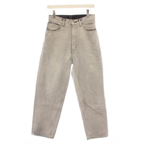 イレーヴ YLEVE 13.5oz DENIM BAGGY FADE デニムパンツ ジーンズ 0 グレー 168-4140545 /KH レディース【ブランド】イレーヴ YLEVE【表記サイズ】0【実寸サイズ】ウエスト：68cm　もも幅：2...