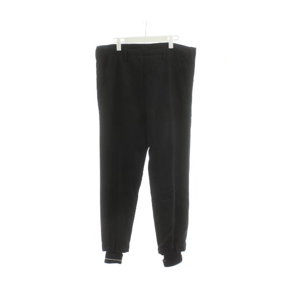ステファンシュナイダー STEPHAN SCHNEIDER パンツ ウール 裾リブ カシミヤ混 5 黒 ブラック 30 49/50 /AN39 メンズ【ブランド】ステファンシュナイダー STEPHAN SCHNEIDER【表記サイズ】5【実...