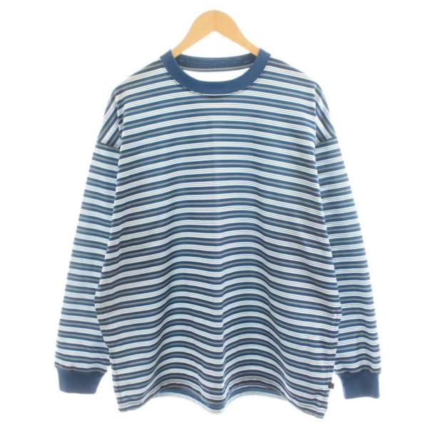 ダイワ ピアサーティナイン DAIWA PIER39 TECH DRAWSTRING MULTI BORDER L/S TEE Tシャツ カットソー 長袖 ボーダー L 青 ブルー【ブランド】ダイワ ピアサーティナイン DAIWA PIER...