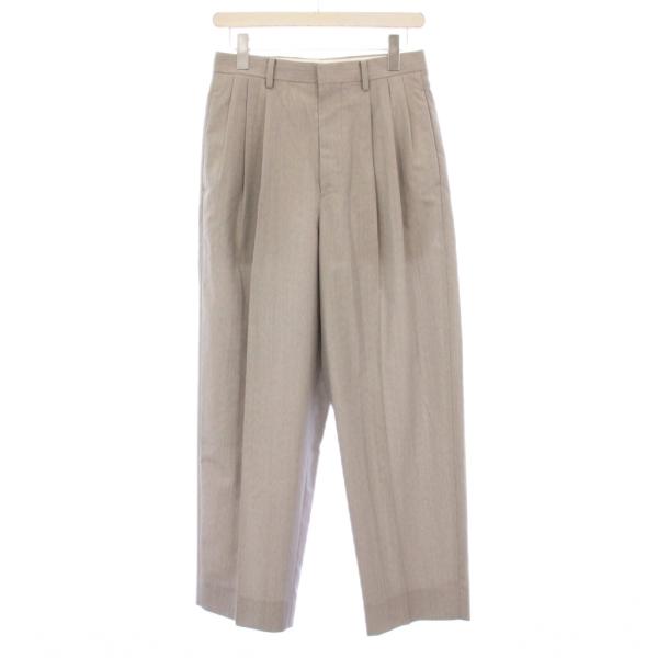 イレーヴ YLEVE 25SS WOOL CHAMBRAY TR ウール シャンブレー パンツ スラックス 0 グレー 168-5140035 /KH レディース【ブランド】イレーヴ YLEVE【表記サイズ】0【実寸サイズ】ウエスト：68c...