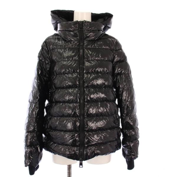 ヘルノ HERNO ダウンジャケット フーディ ジップアップ 14anni 黒 PI0067G-12220-9300 /KH キッズ【ブランド】ヘルノ HERNO【表記サイズ】14anni【実寸サイズ】肩幅：39cm　身幅：46cm　着丈：...