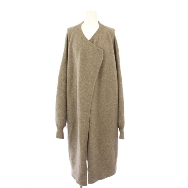 セオリー Theory AVALON ROBE CORT ニットカーディガン ロング ウール S ベージュ 01-7409603 /KH レディース【ブランド】セオリー Theory【表記サイズ】S【実寸サイズ】肩幅：62cm　身幅：57c...