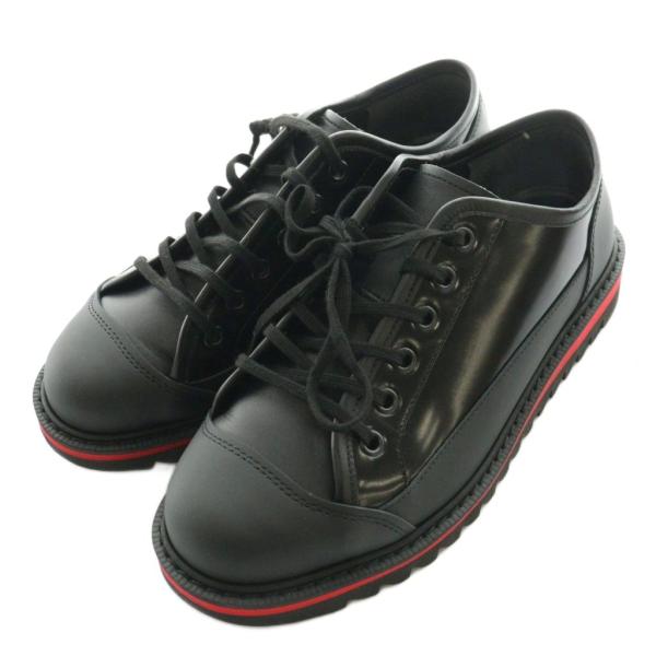 オニツカタイガー Onitsuka Tiger ブルッチャー ロー BLUCHER LO スニーカー レザー US4 22.5cm 黒 ブラック 1183C414 /SS ■OS【ブランド】オニツカタイガー Onitsuka Tiger【表...