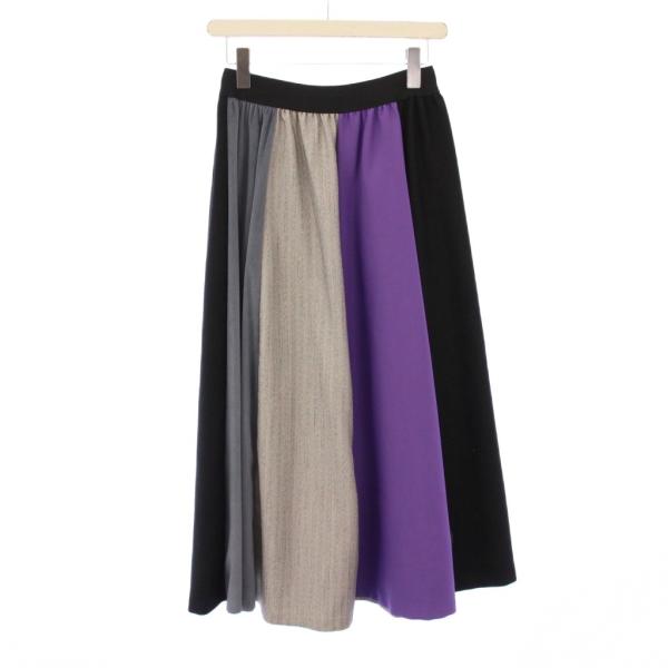 ドールアップウップス doll up oops フレアスカート イージー ミモレ ロング ウエストゴム ストレッチ 38 マルチカラー /BB レディース【ブランド】ドールアップウップス doll up oops【表記サイズ】38【実寸サイ...