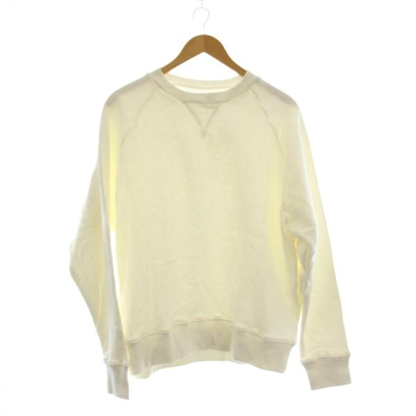 バルデ77 Varde77 スウェット 2 白 ホワイト 長袖 ラウンドネック Vガゼット /JP メンズ【ブランド】バルデ77 Varde77【表記サイズ】2【実寸サイズ】身幅：約61.5cm　着丈：約62.5cm　ゆき丈：約85cm　　...