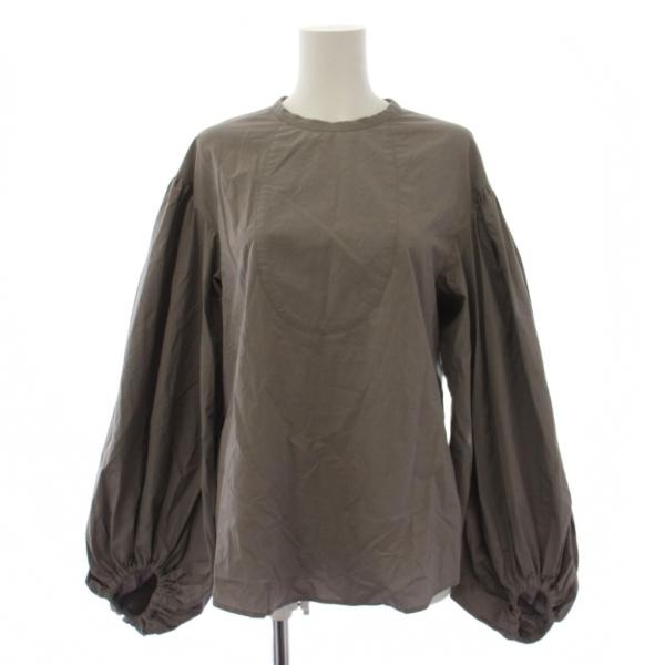 チエコプラス CHIEKO+ VOLUME SLEEVE BLOUSE シャツ ブラウス 長袖 36 グレー CH24AW-TOP03 /BM レディース【表記サイズ】36【実寸サイズ】肩幅：47cm　身幅：47cm　着丈：69cm　袖丈：...