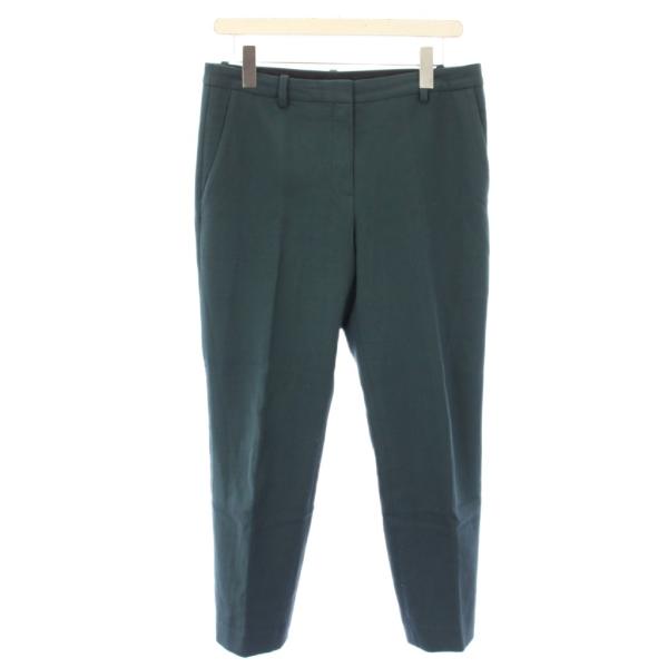 セオリー Theory BISTRETCH DOUBLE3 TREECA 4N パンツ スラックス 4 緑 01-1306413-690-704 /TK レディース【ブランド】セオリー Theory【表記サイズ】4【実寸サイズ】ウエスト：7...