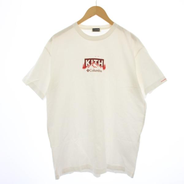 コロンビア Columbia × キス KITH Landscape Classic Logo Tee Shirt Tシャツ カットソー 半袖 クルーネック ロゴ M 白 メンズ【ブランド】コロンビア Columbia【表記サイズ】M【実寸...