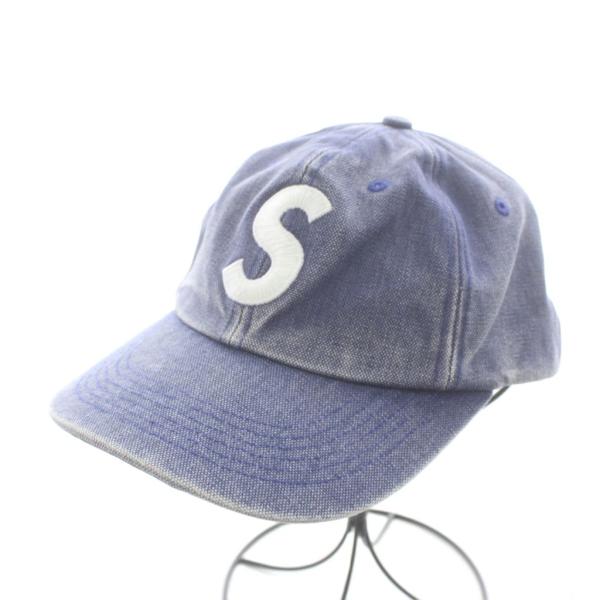 シュプリーム SUPREME 23SS Pigment Canvas S Logo 6-Panel キャップ 帽子 ロゴ 青 ブルー /AN24 メンズ【ブランド】シュプリーム SUPREME【実寸サイズ】つば：約7cm　頭周り：約57.5...