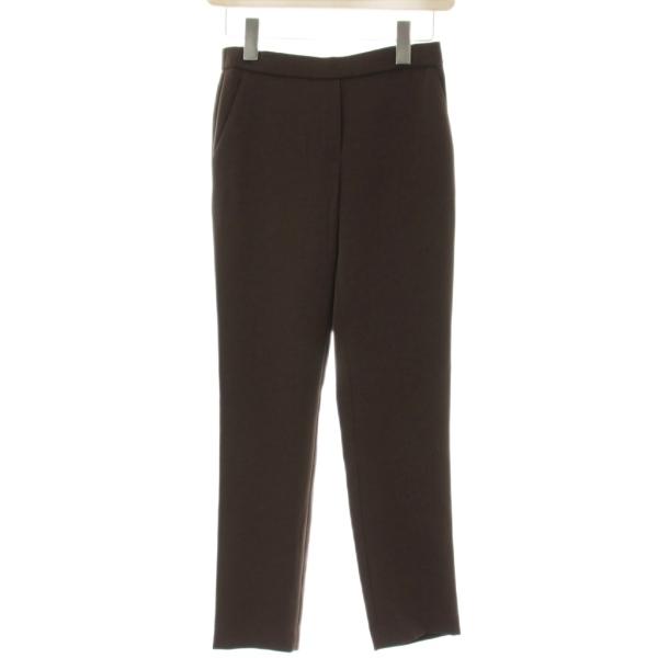 セオリー Theory CLASSIC CREPE TREECA PULL ON J パンツ XX0 ブラウン 無地 プルオンタイプ 長ズボン /NS レディース【ブランド】セオリー Theory【表記サイズ】XX0【実寸サイズ】ウエスト：...