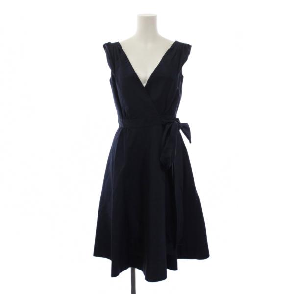 ダイアンフォンファステンバーグ DIANE von FURSTENBERG ワンピース ノースリーブ ひざ丈 シルク 0 紺 /BM レディース【ブランド】ダイアンフォンファステンバーグ DIANE von FURSTENBERG【表記サイ...