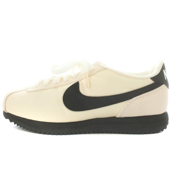 ナイキ NIKE コルテッツ テキスタイル Cortez Textile スニーカー シューズ 23.0cm ベージュ 黒 ブラック HJ7233-838 /AN28 レディース【ブランド】ナイキ NIKE【表記サイズ】23.0cm【実寸サ...
