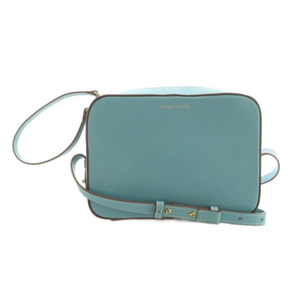 アトリエ アンボワーズ ATELIER AMBOISE ショルダーバッグ スクエア 水色 /MI レディース【表記サイズ】表記なし【実寸サイズ】持ち手の長さ：-cm　ヨコ：21.5cm　タテ：15.5cm　マチ：6.5cm　ショルダーの長さ...