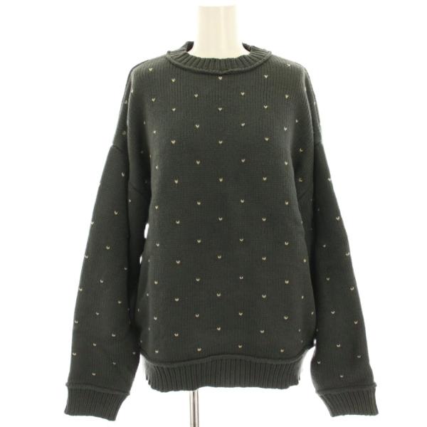 未使用品 フリークスストア FREAKS STORE タグ付き ニット セーター F グレー ハート柄 クルーネック 長袖 /HN レディース【ブランド】フリークスストア FREAKS STORE【表記サイズ】F【実寸サイズ】身幅：59cm...
