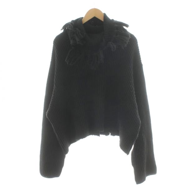 ノットコンベンショナル NOT CONVENTIONAL ニット セーター 長袖 タートルネック 黒 ブラック /AN11 メンズ【表記サイズ】サイズ表記なし(実寸サイズをご参考ください。)【実寸サイズ】身幅：約73cm　着丈：約51cm　...