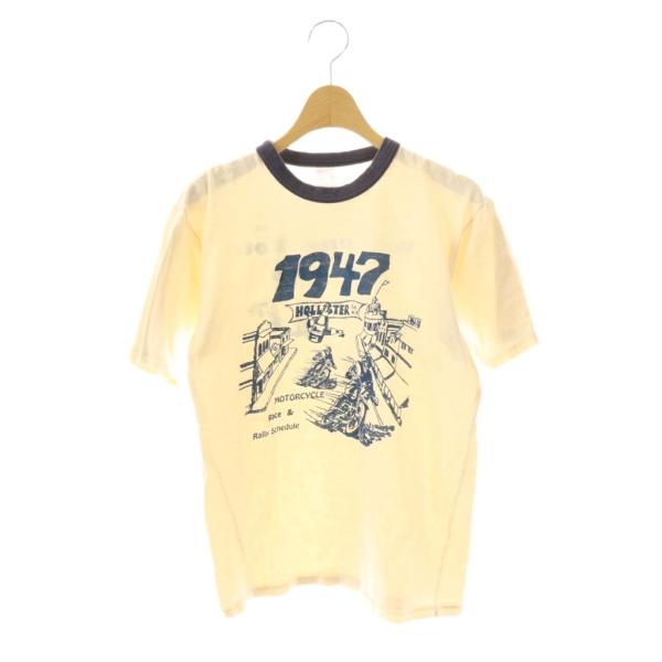 フリーホイーラーズ FREEWHEELERS Power wear Tシャツ カットソー 半袖 プリント アイボリー ネイビー /DF メンズ【ブランド】フリーホイーラーズ FREEWHEELERS【表記サイズ】M【実寸サイズ】肩幅：41c...