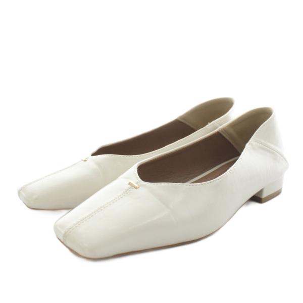 カプリシューレマージュ CAPRICIEUX LE'MAGE パンプス チャンキーヒール スクエアトゥ 36 白 ホワイト /AN43 レディース【ブランド】カプリシューレマージュ CAPRICIEUX LE'MAGE【表記サイズ】36【実...